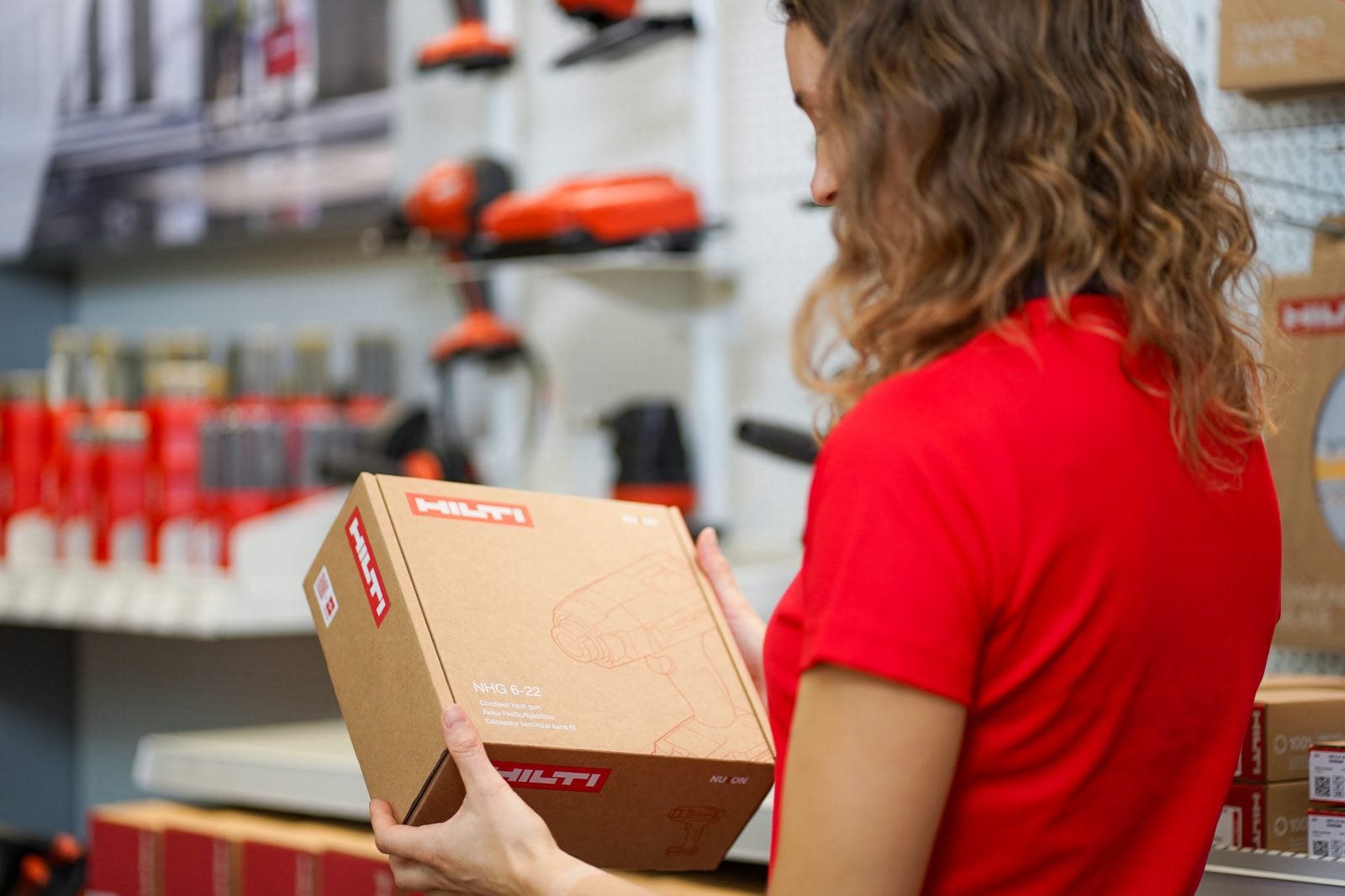 NADINE SESSINGHAUS IS STOCKING THE FIRST HILTI STORES WITH THE NEW ...